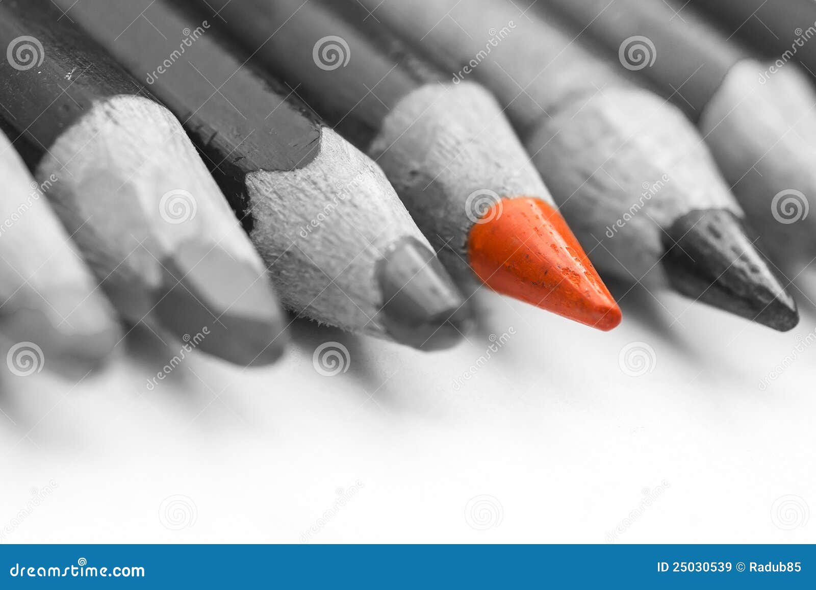 Standing Out stock image. Image of crayons, colored, child - 25030539