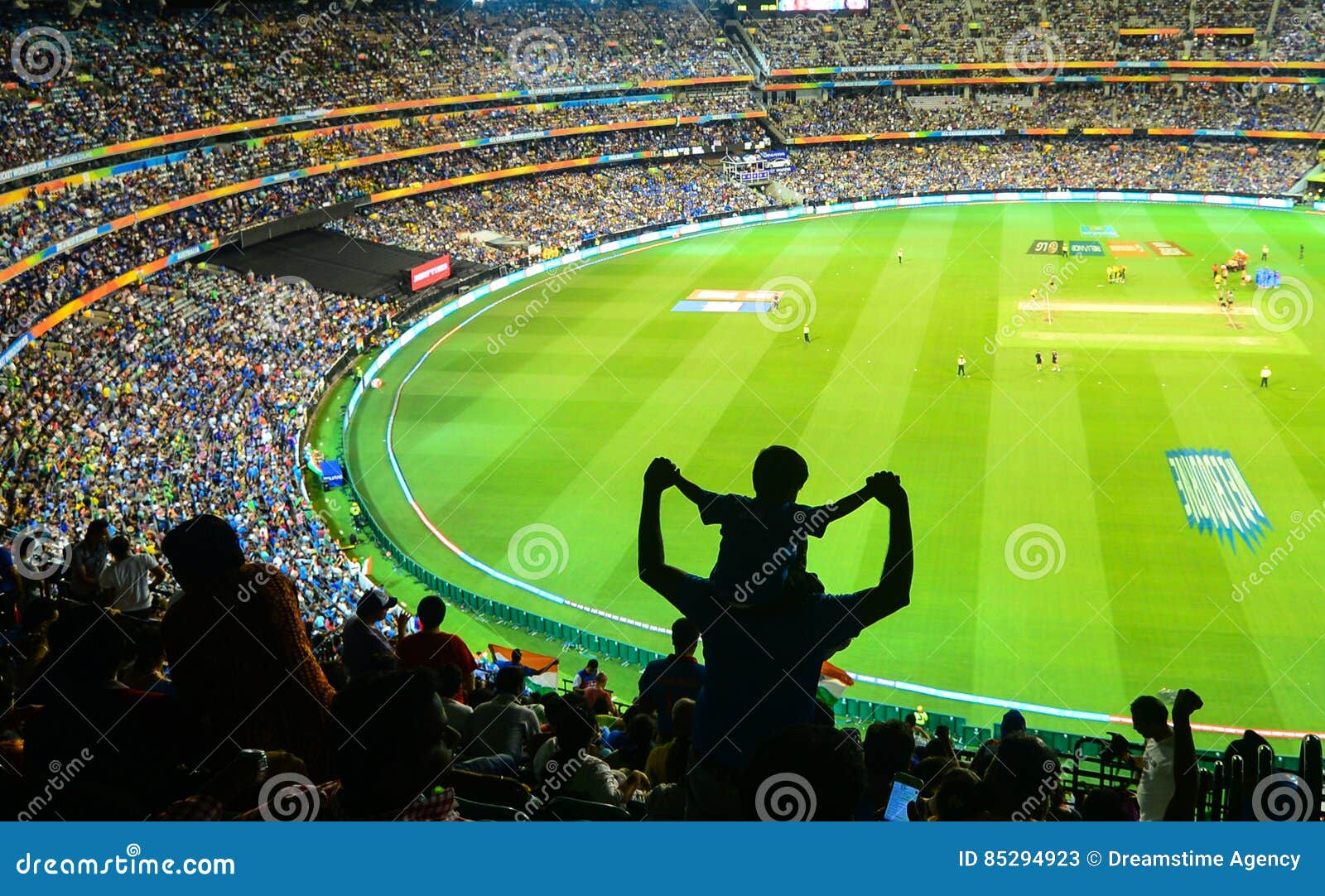 Crowd In Cricket Stadium Editorial Image | CartoonDealer.com #7124510