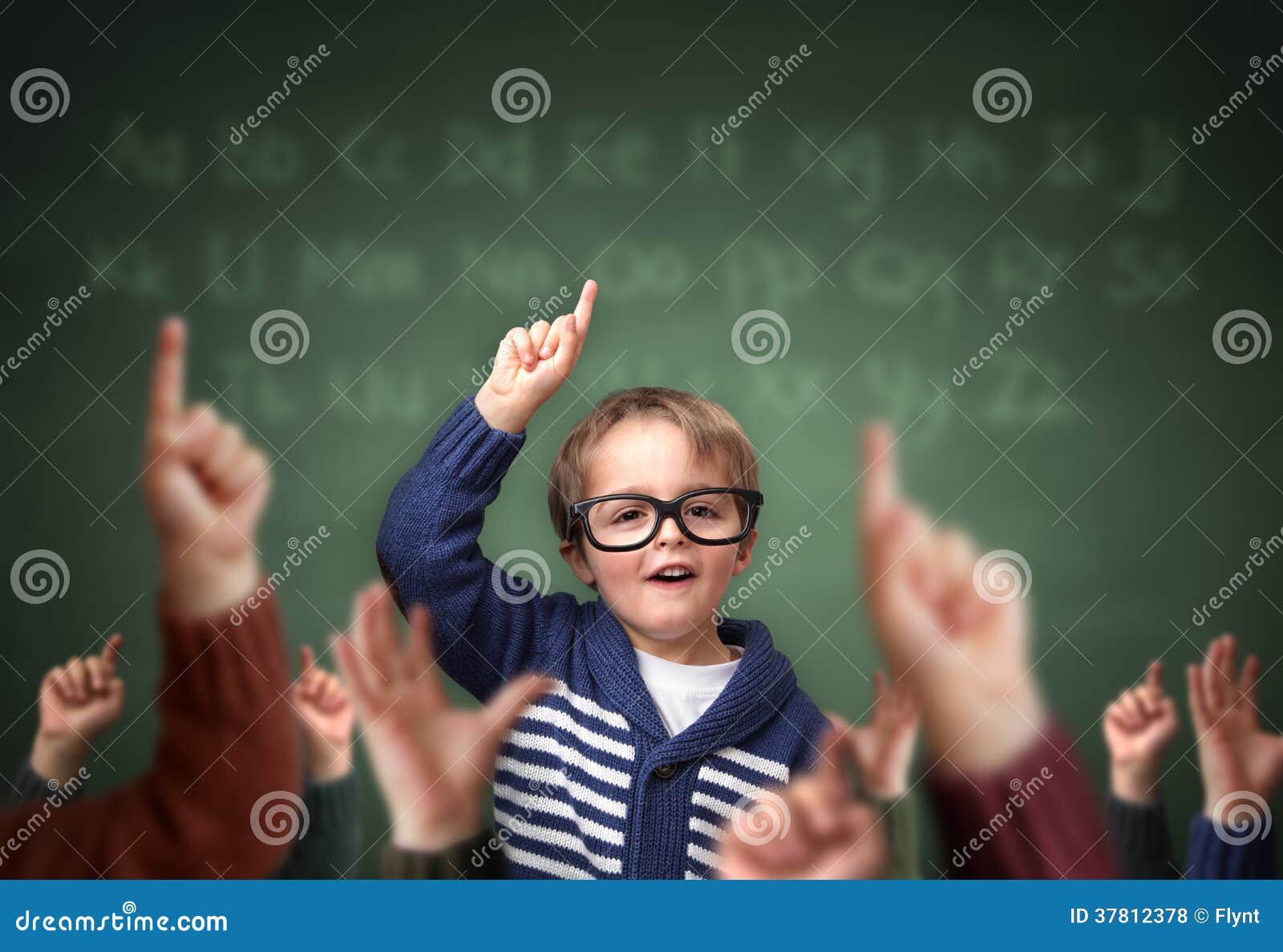 Standing Out from the Crowd at School Stock Photo - Image of classroom ...