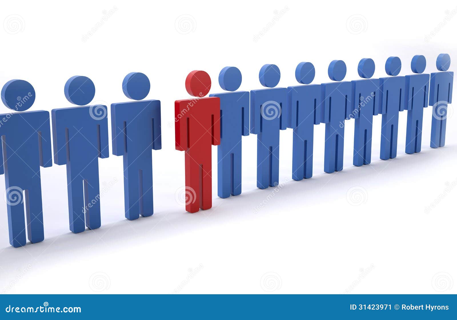 Standing out stock illustration. Illustration of backgrounds - 31423971