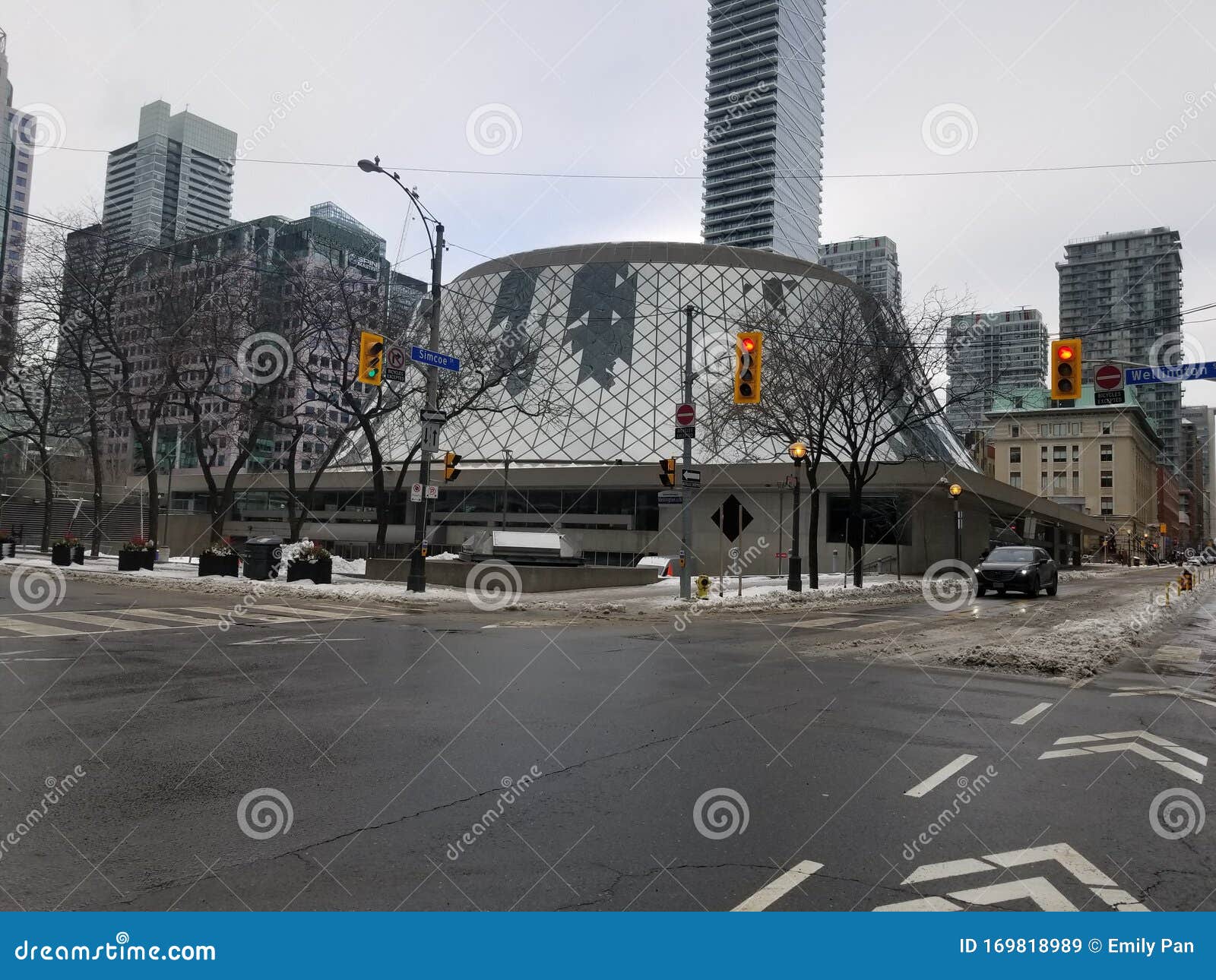 Standing Outside Roy Thompson Hall Stock Image - Image of thompson ...
