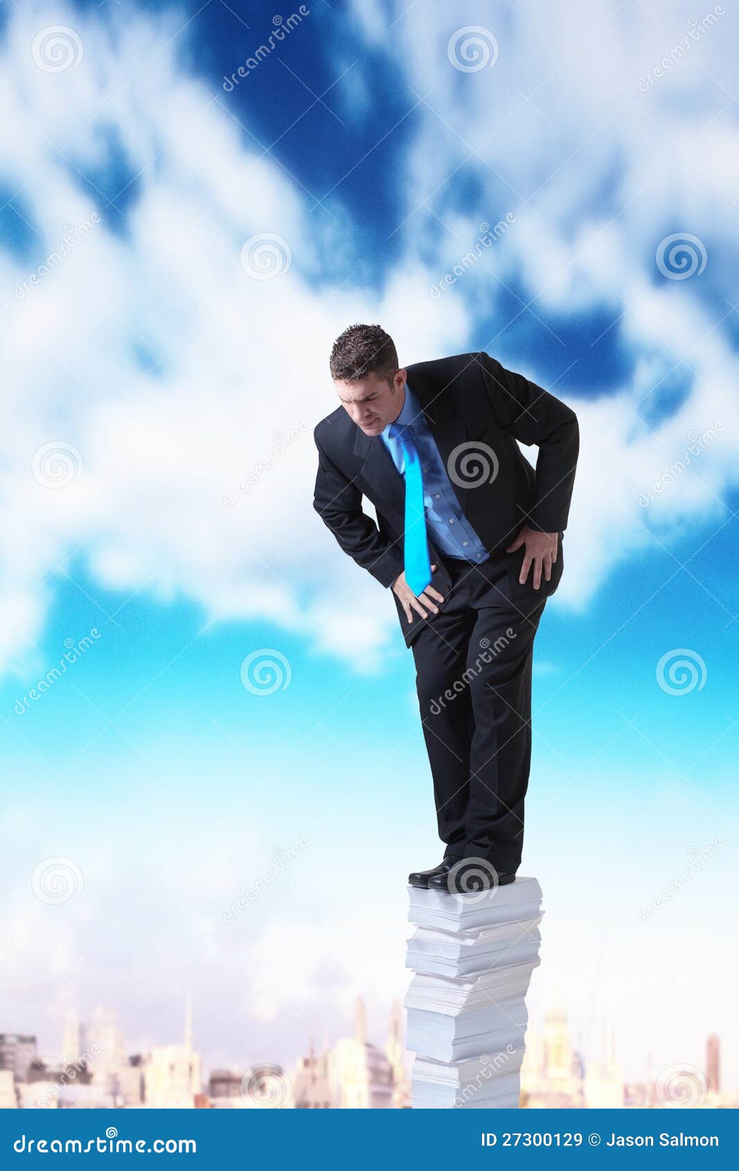 Standing on paper stock image. Image of material, file - 27300129