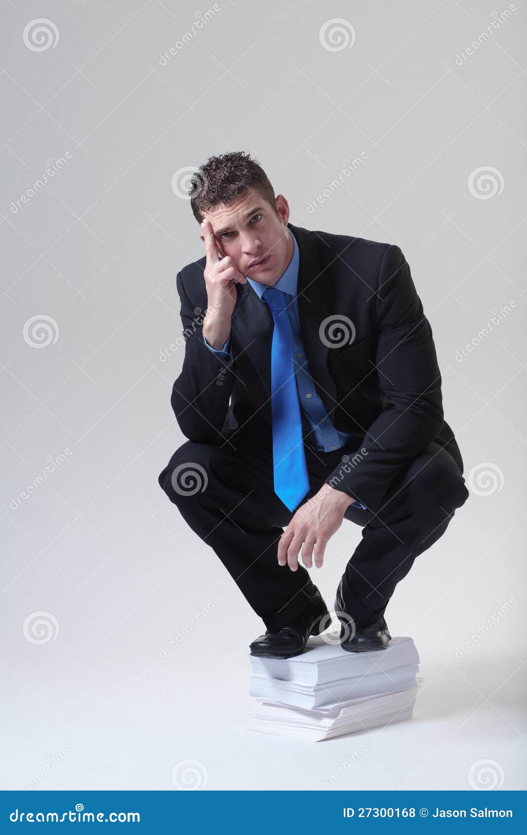 Standing on paper stock photo. Image of work, file, chaos - 27300168