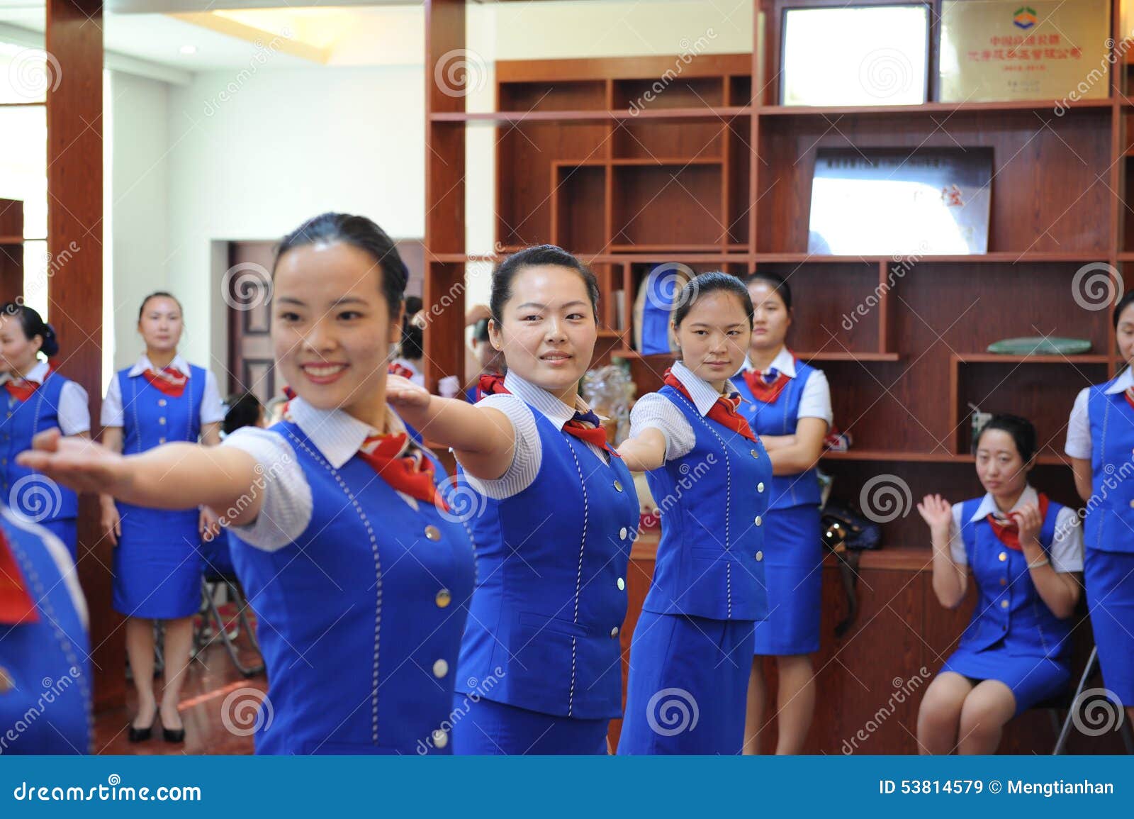 Standing Posture Training-Etiquette Training Editorial Stock Image ...