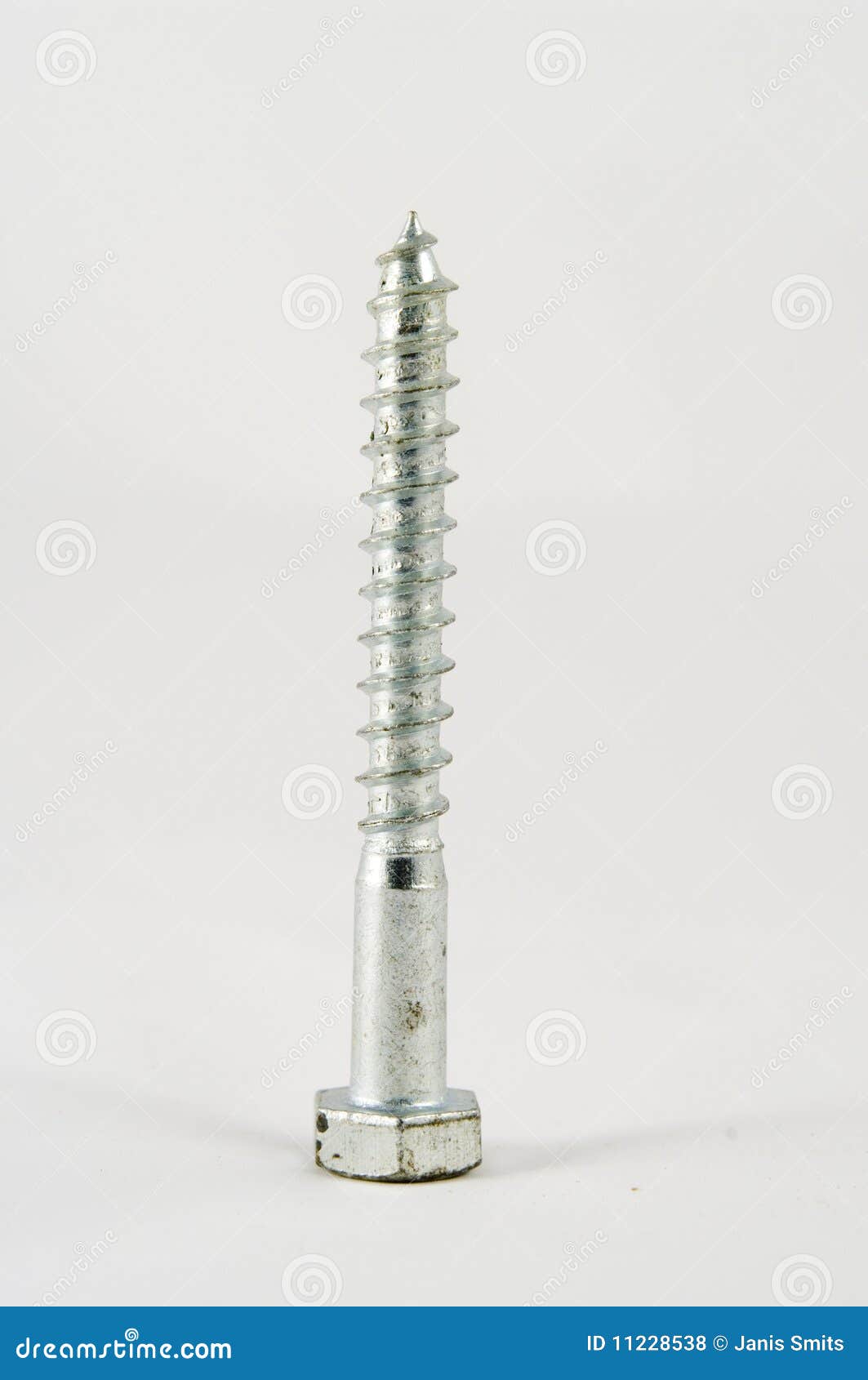 Standing screw. stock photo. Image of repairing, sharp - 11228538