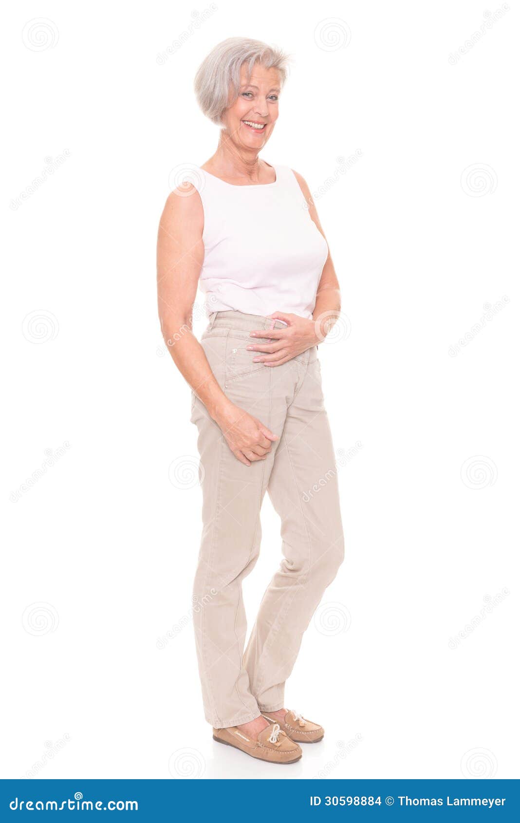 Standing senior woman stock photo. Image of caucasian - 30598884