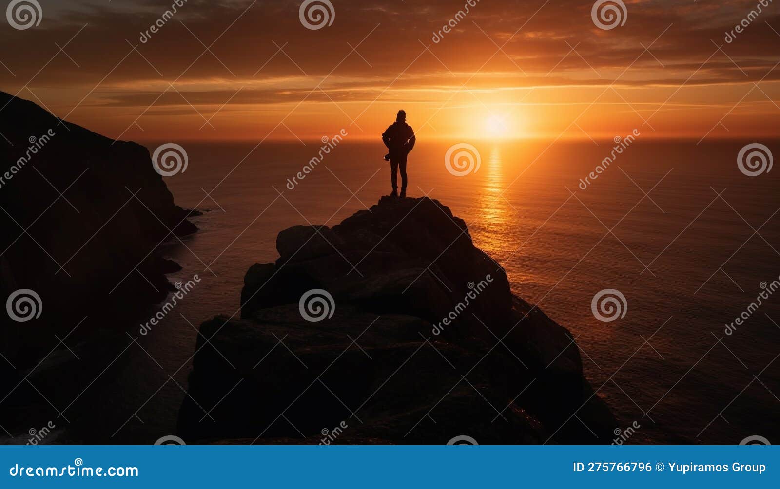 Serene Sunset On National Lazy Day.AI Generated Royalty-Free Stock Image | CartoonDealer.com ...