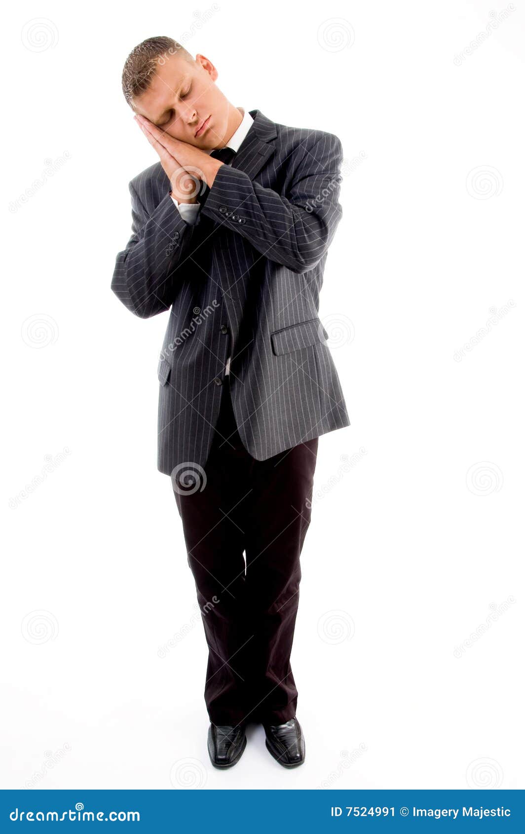 Standing Sleeping Professional Stock Image - Image of clothing, indoors ...