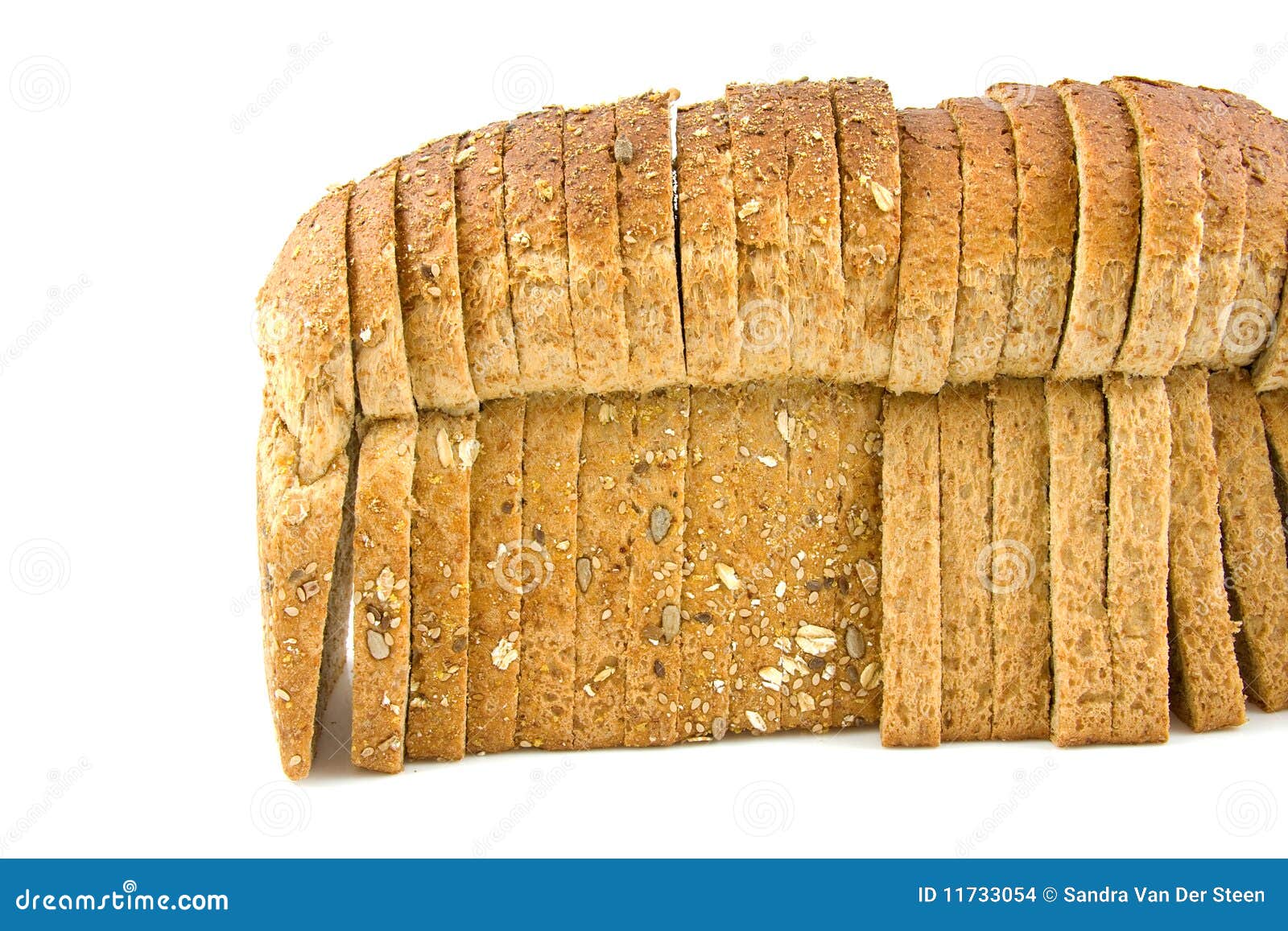 Standing slices of bread stock photo. Image of bake, snack - 11733054