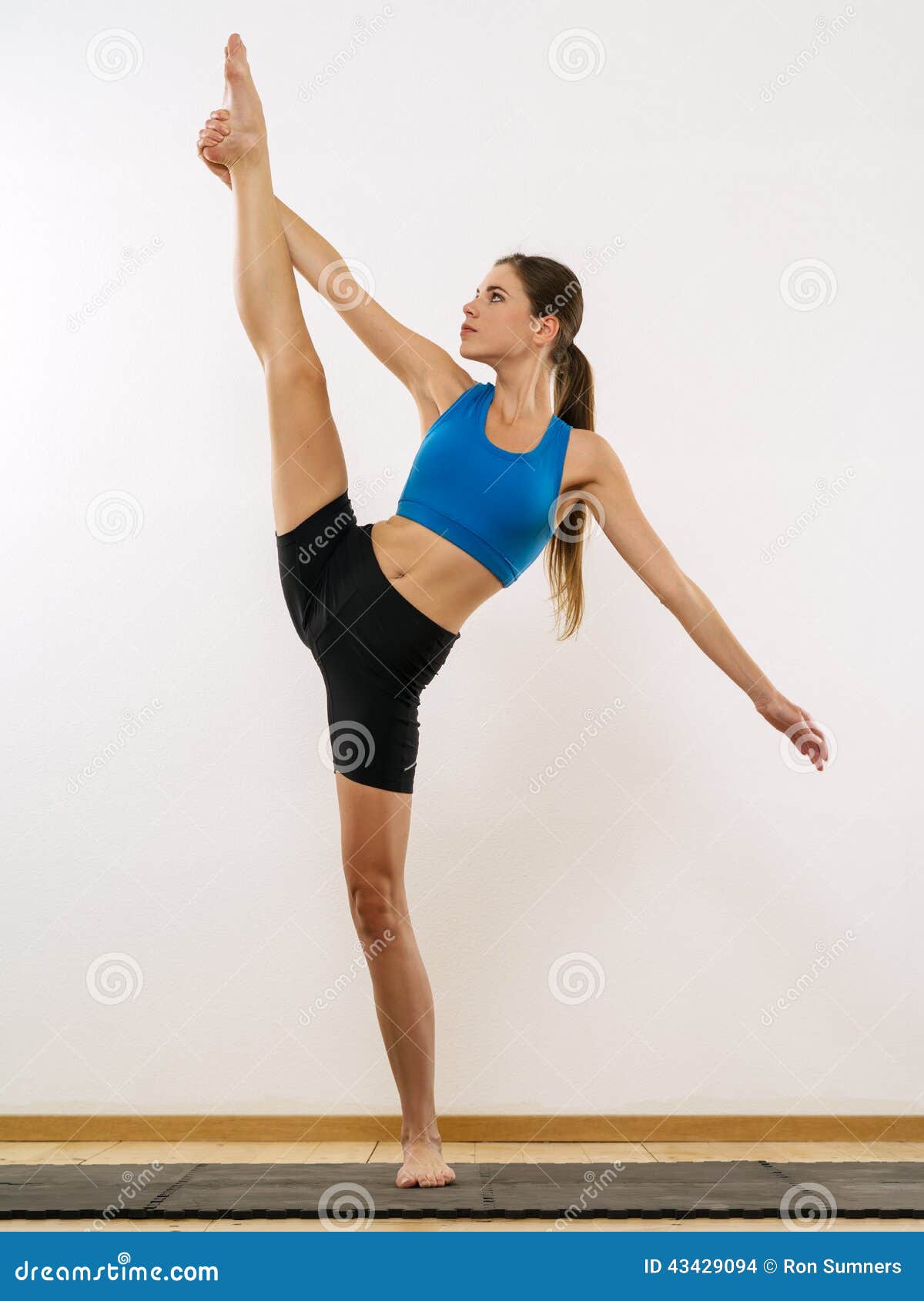 Standing splits stock photo. Image of gymnastics, pose - 43429094