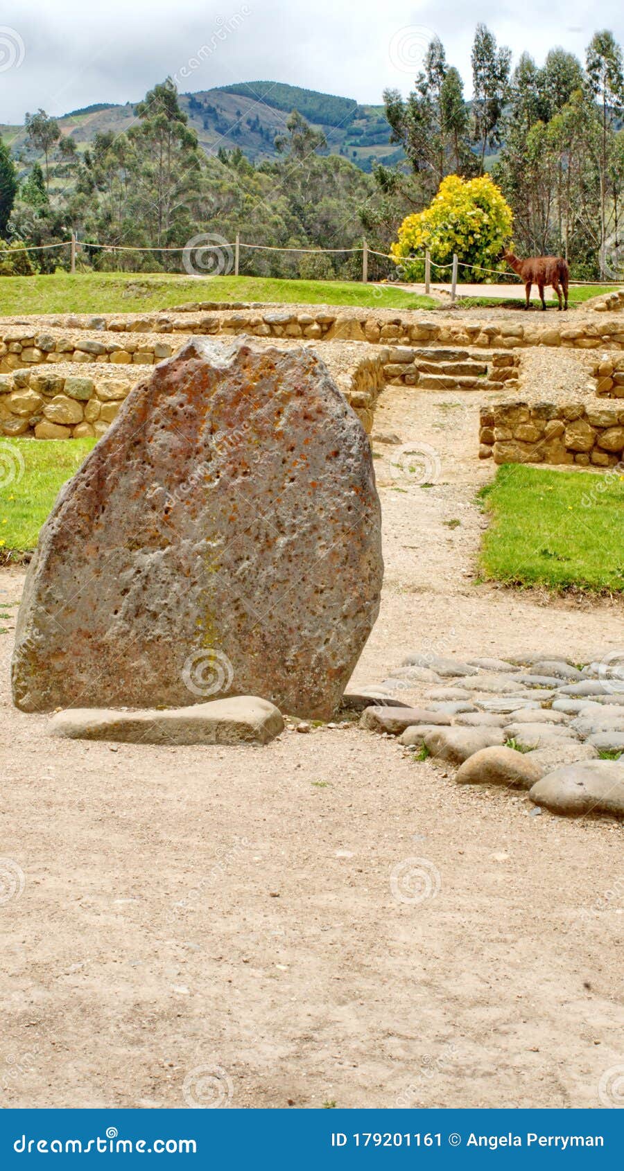 Standing Stone at Ingapirca Stock Image - Image of rock, temple: 179201161