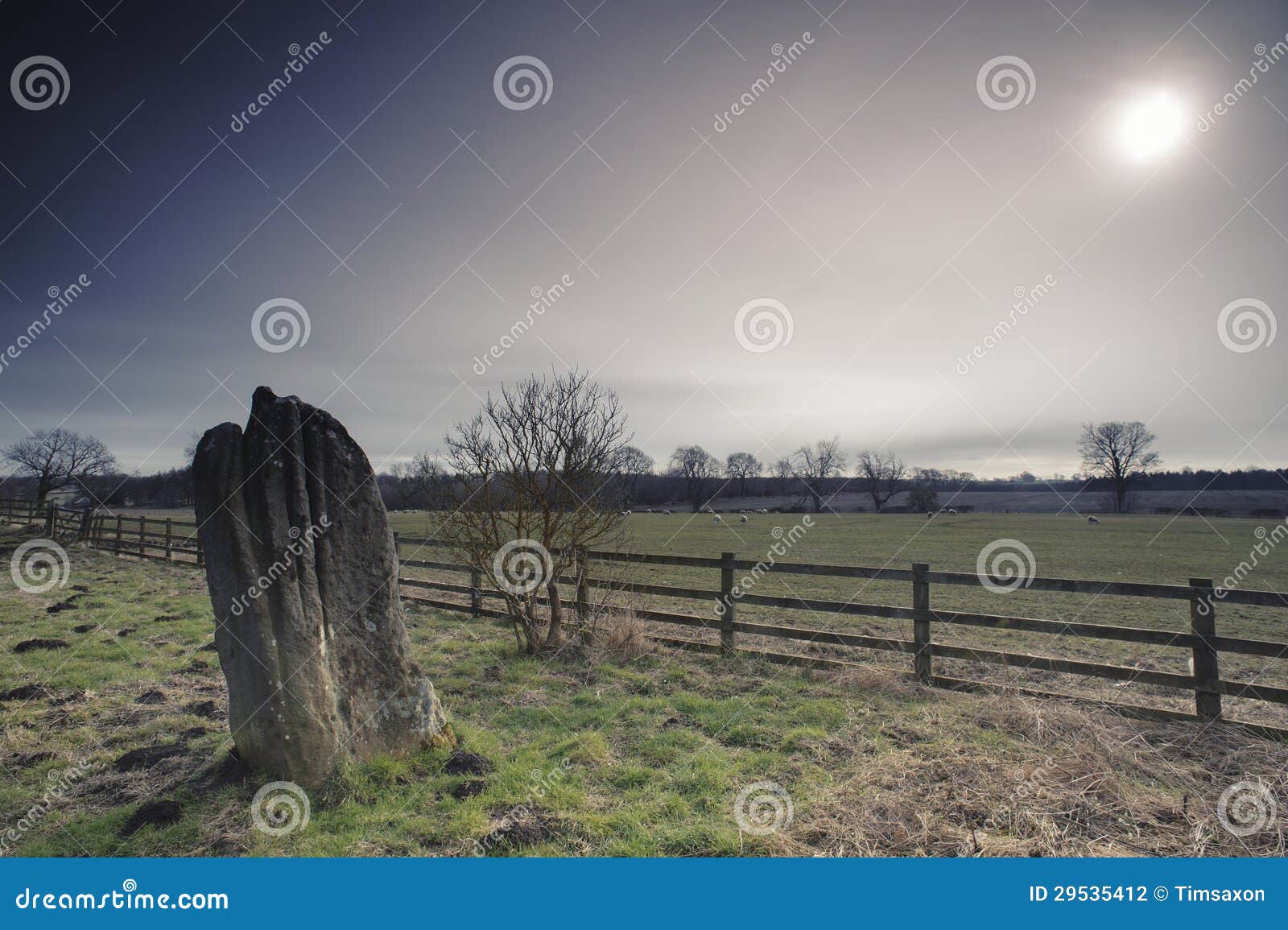Standing Stone, Matfen stock photo. Image of prehistoric - 29535412