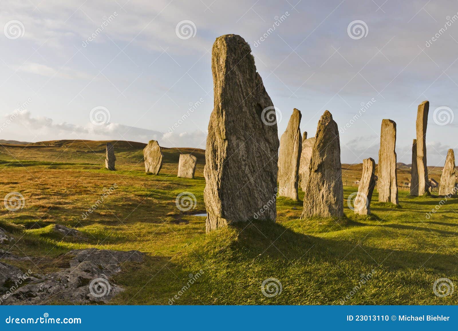 Standing Stones of Callanish Stock Photo - Image of horizontal ...