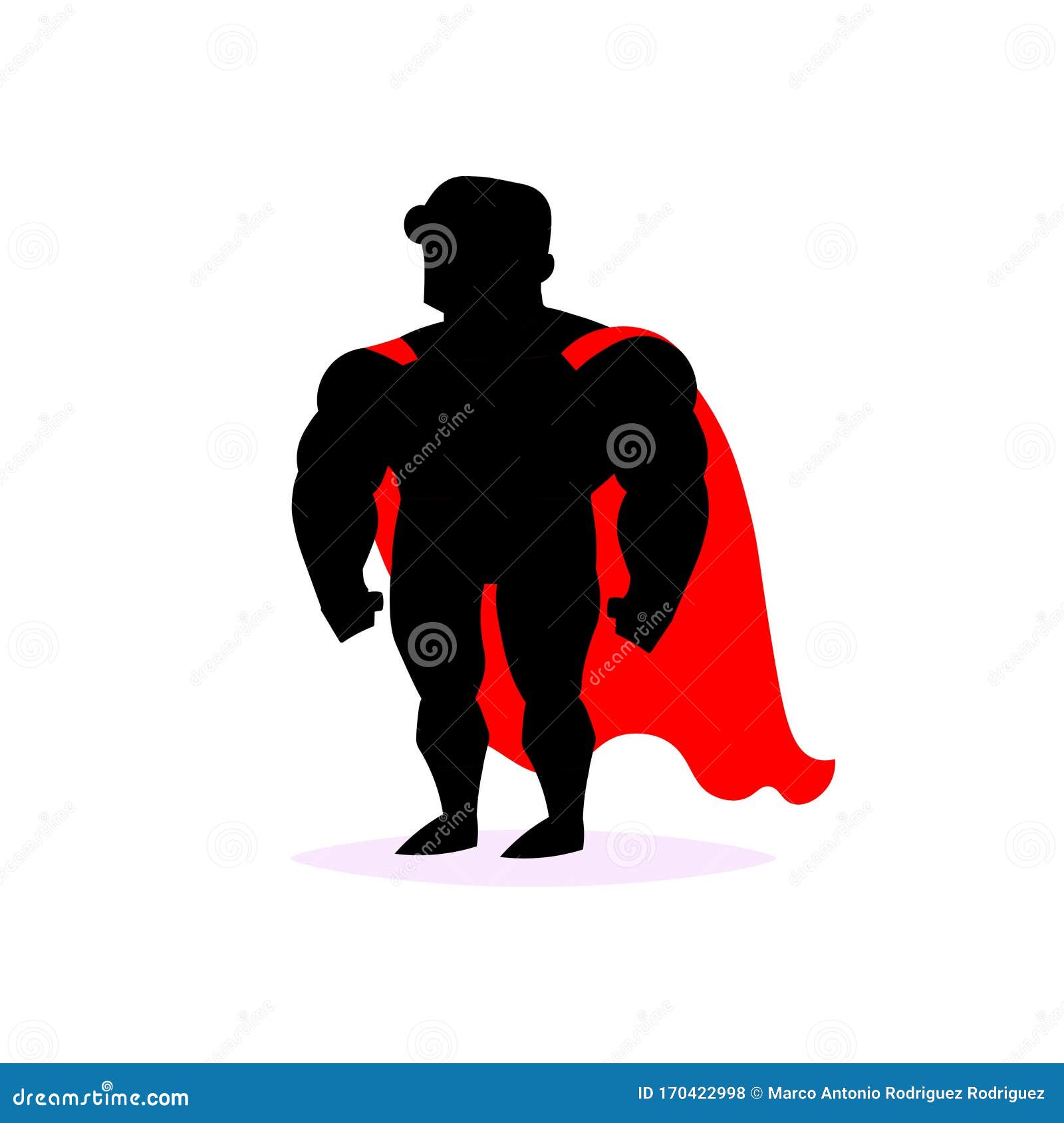 Standing Superhero Vector Male Character Action Poses Stock ...