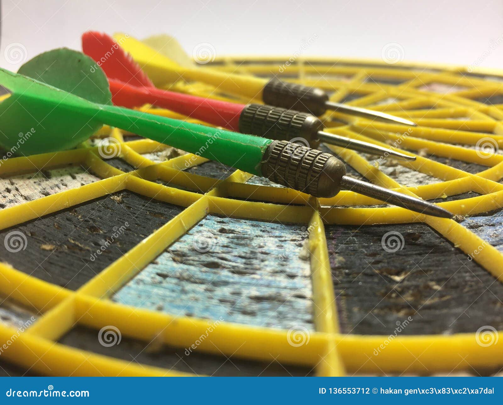 Standing on Target and Colorful Coffee Table Stock Photo - Image of ...