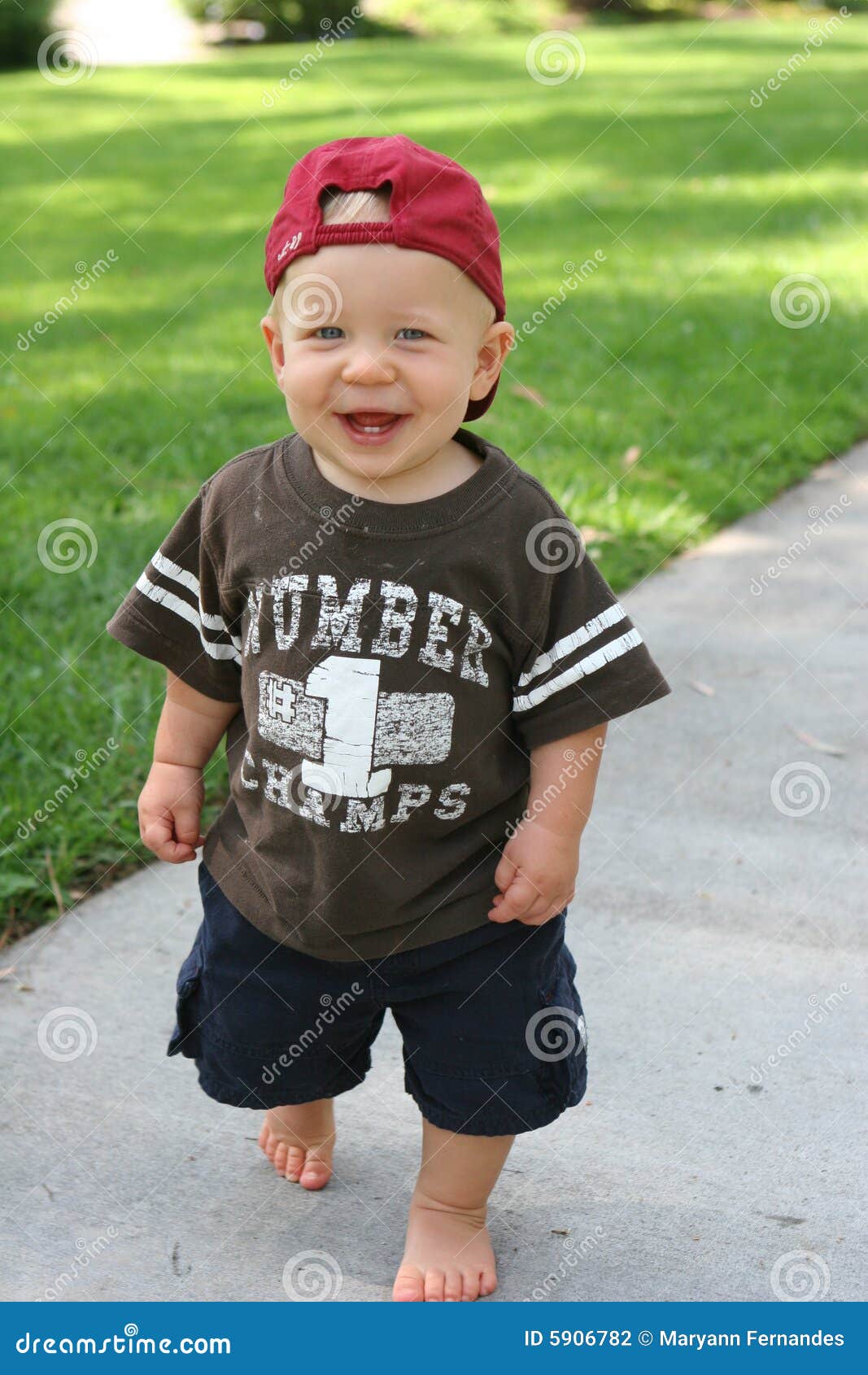 Standing Toddler On Path2 Picture. Image: 5906782