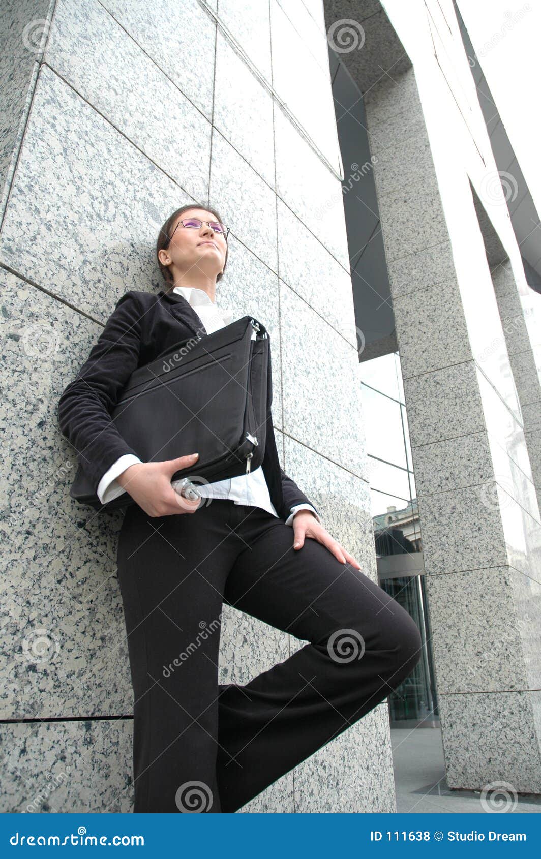 Standing by a wall stock photo. Image of corporate, evolution - 111638