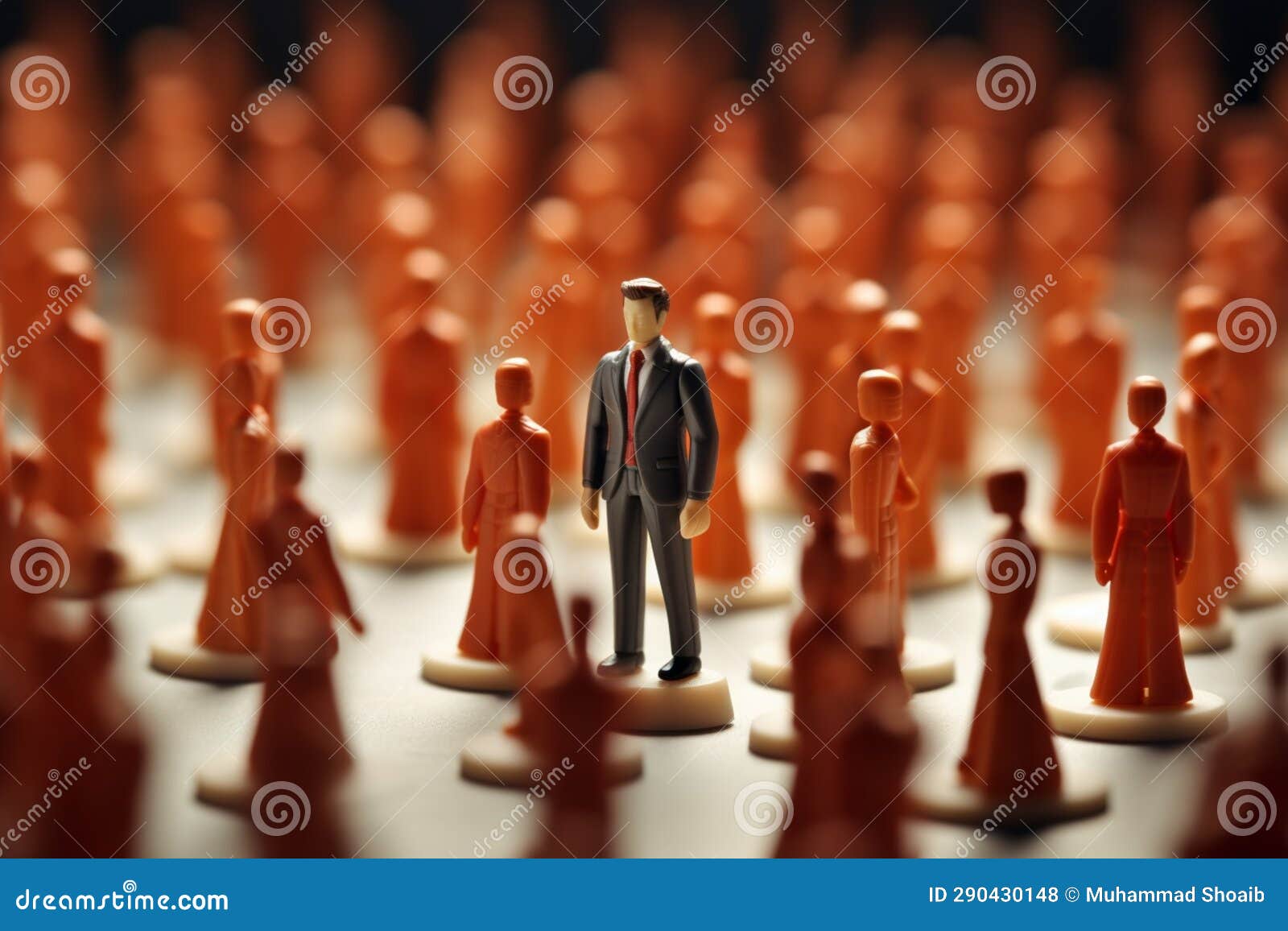 A Standout Leader Amidst Tiny Figures, A Beautiful Symbol Of True ...