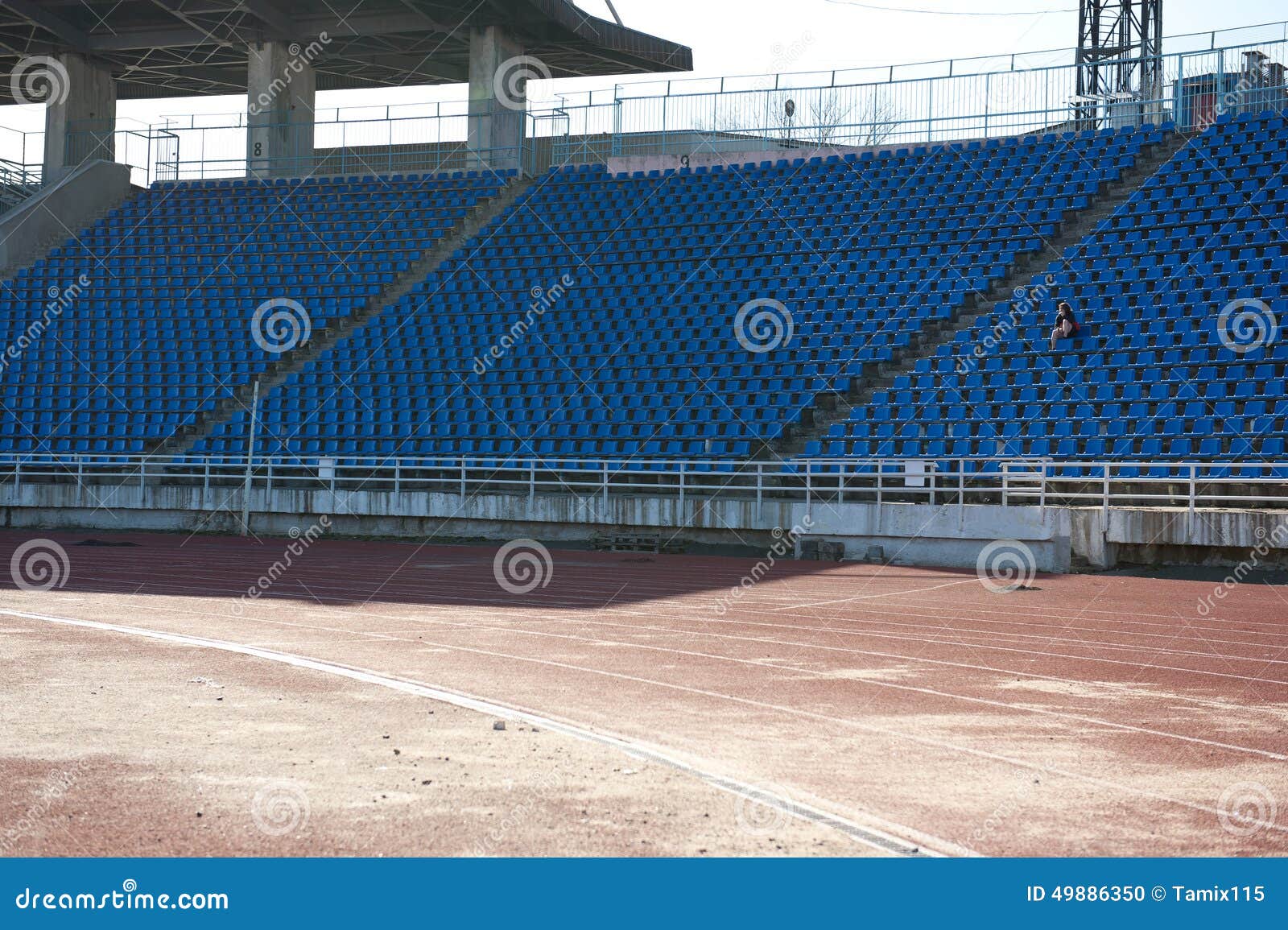 Stands on the stadium stock photo. Image of football - 49886350
