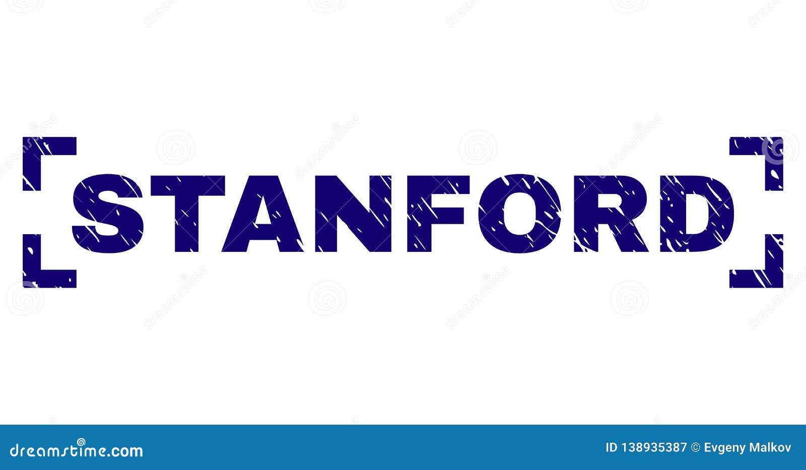 Grunge Textured STANFORD Stamp Seal between Corners Stock Vector ...