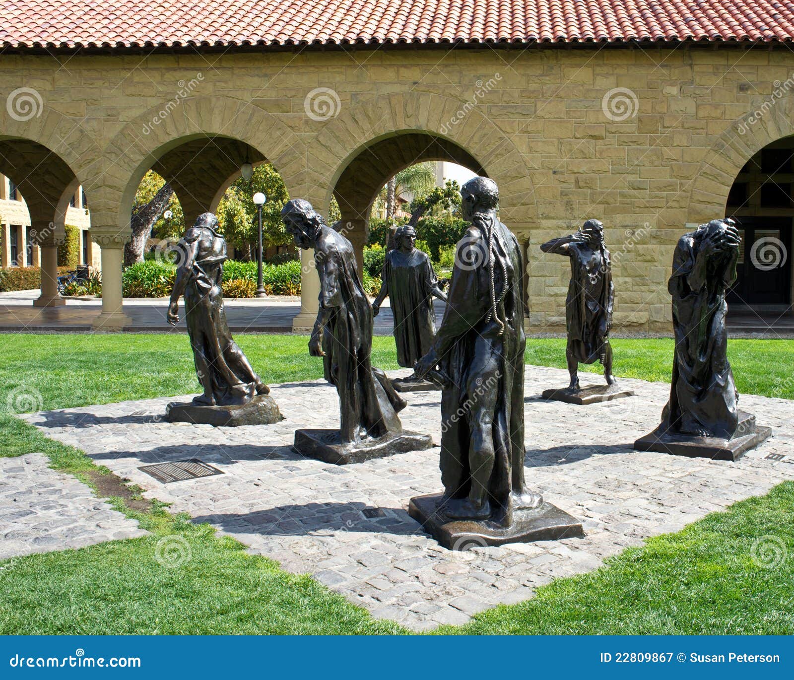 Stanford University Statues Editorial Photography - Image of stanford ...