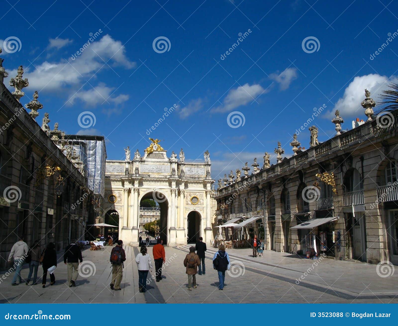 Stanislas Place 01, Nancy, FR Stock Photo - Image of site, unesco: 3523088