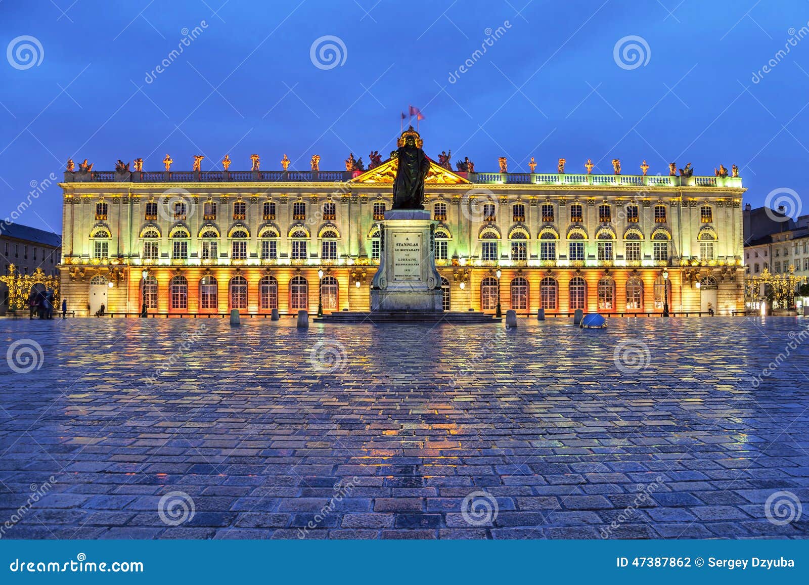 Stanislas Square Por La Tarde, Nancy, Francia Foto de archivo - Imagen ...