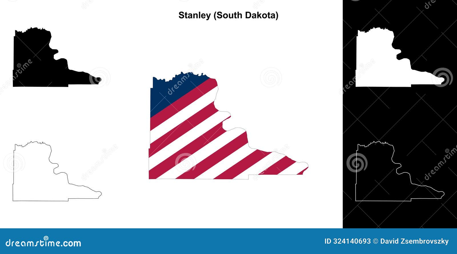 Stanley outline map stock illustration. Illustration of outline - 324140693