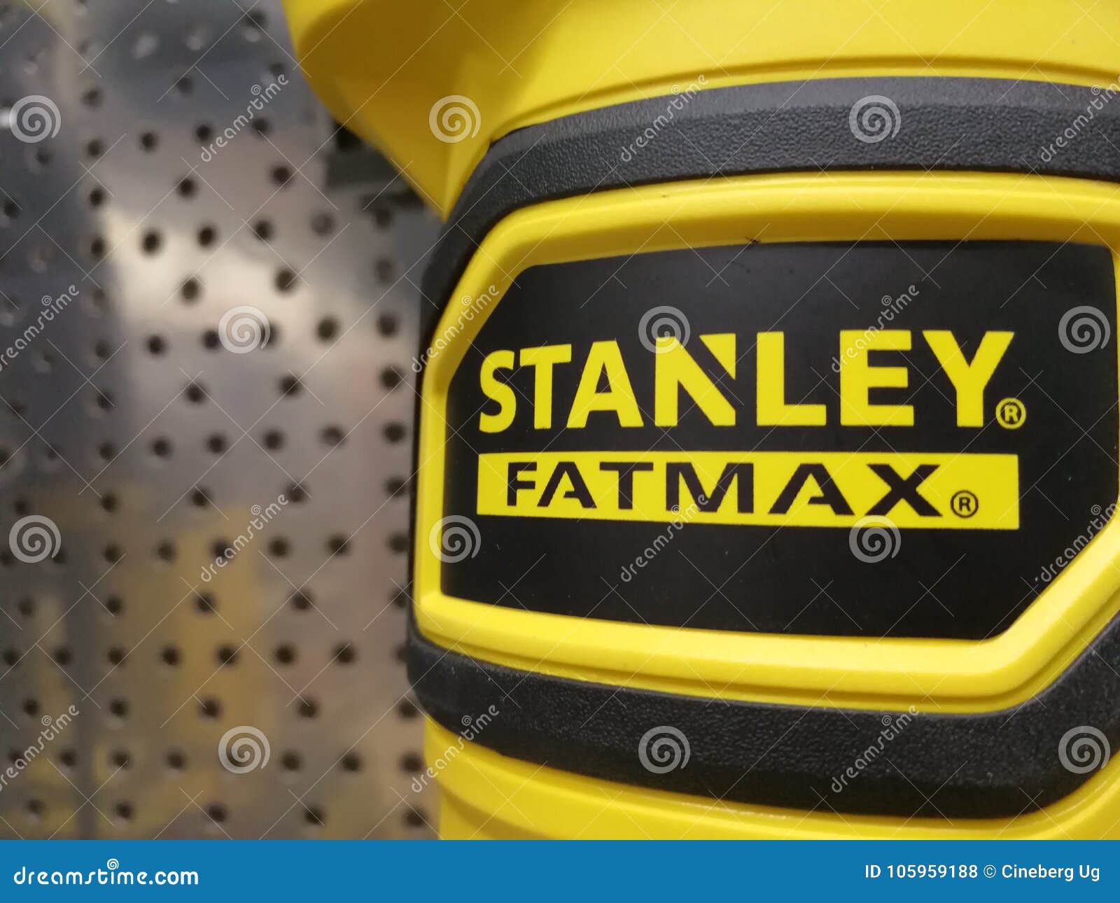 Stanley Fatmax-Logo redaktionelles stockfoto. Bild von zeichen - 105959188