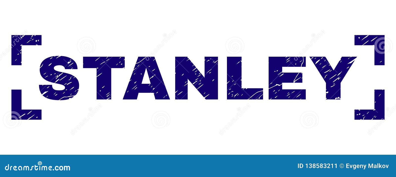 Grunge Textured STANLEY Stamp Seal between Corners Stock Vector ...