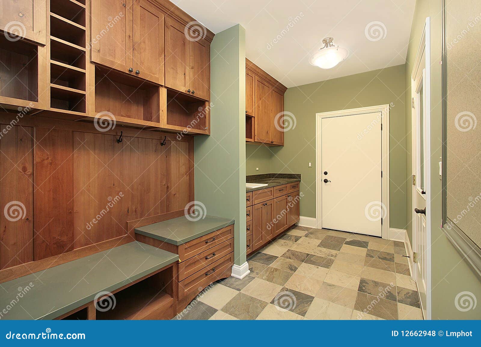 Stanza Del Fango Nella Casa Di Lusso Fotografia Stock - Immagine di ...