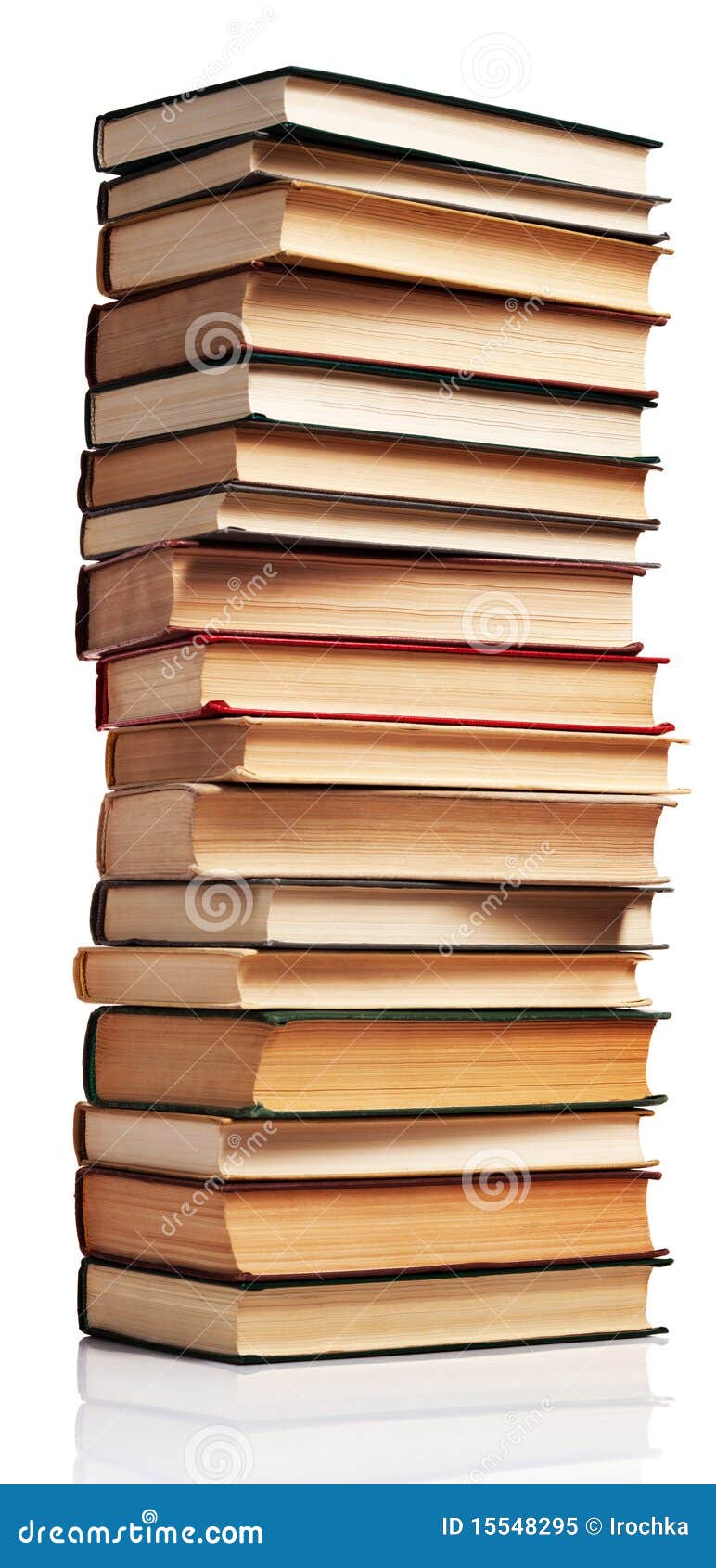 Stapel boeken stock afbeelding. Image of vrijetijdsbesteding - 15548295