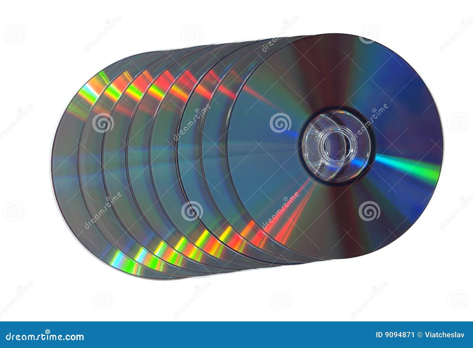 Stapel CD DVD Platten stockbild. Bild von getrennt, vertrag - 9094871