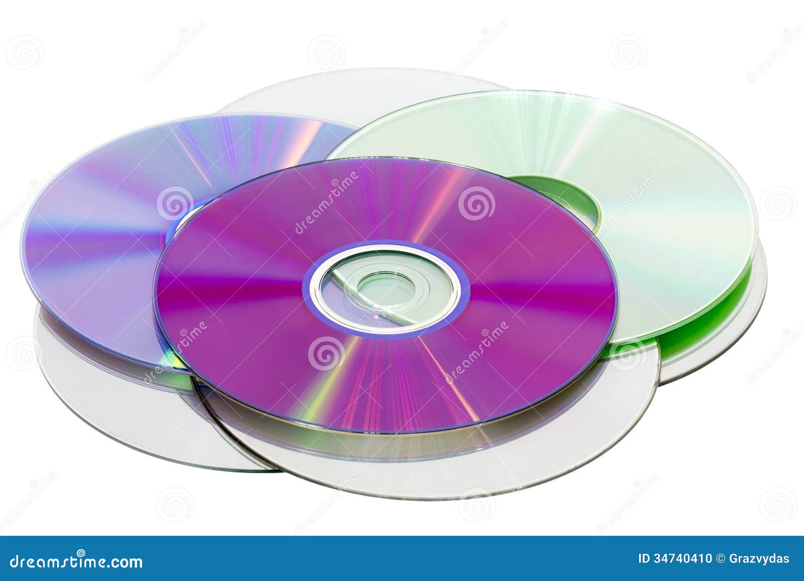 Stapel CD-ROM stockfoto. Bild von informationen, vertrag - 34740410