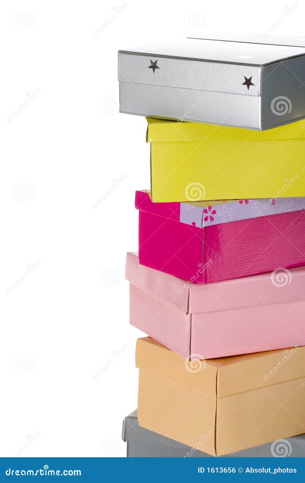 Stapel dozen stock foto. Image of document, roze, sinaasappel - 1613656