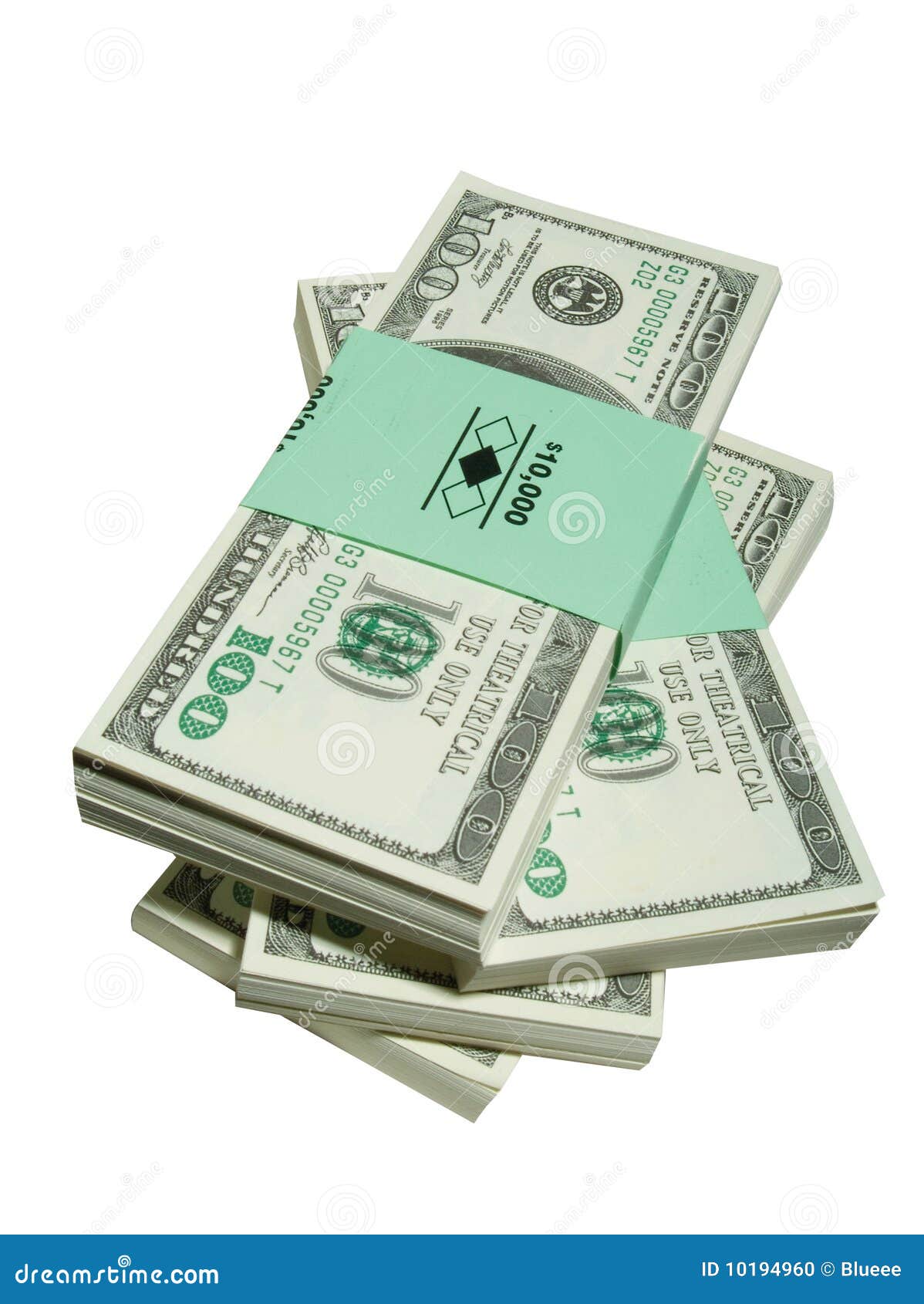 Stapel Geld stockfoto. Bild von geschäft, bankverkehr - 10194960