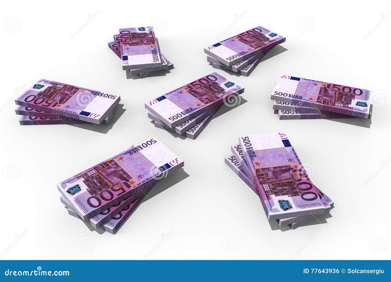 Stapel Geld stock abbildung. Illustration von banknote - 77643936