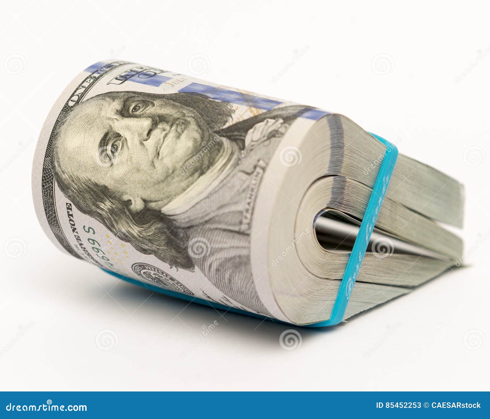 Stapel Geld in US-Dollars Wechseln Banknoten Ein Stockbild - Bild von ...