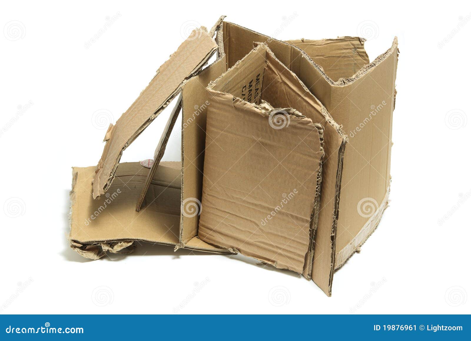 Stapel Stukken Van Het Karton Stock Afbeelding - Image of besnoeiing ...