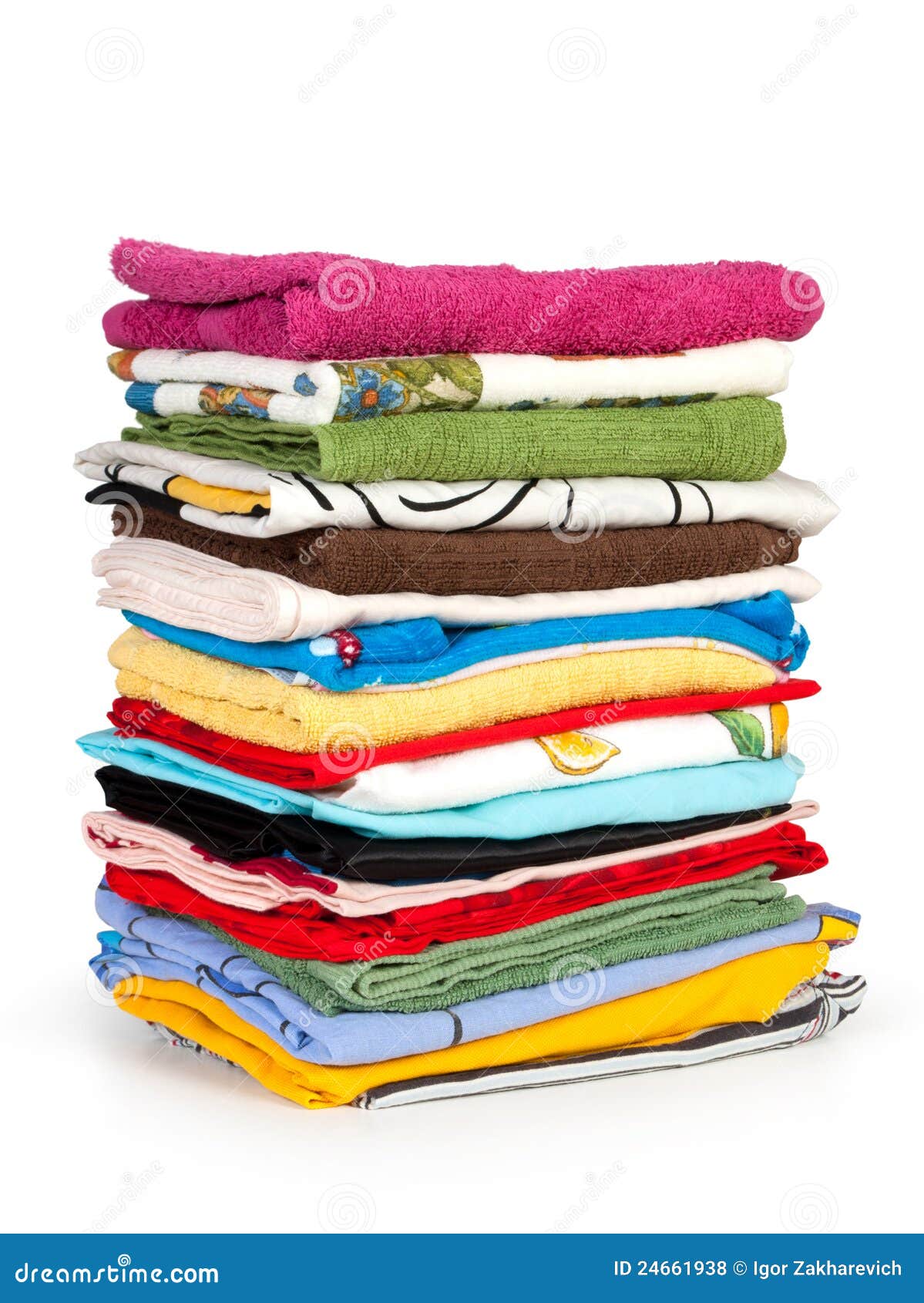 Stapel van kleding stock foto. Image of schoon, huiswerk - 24661938