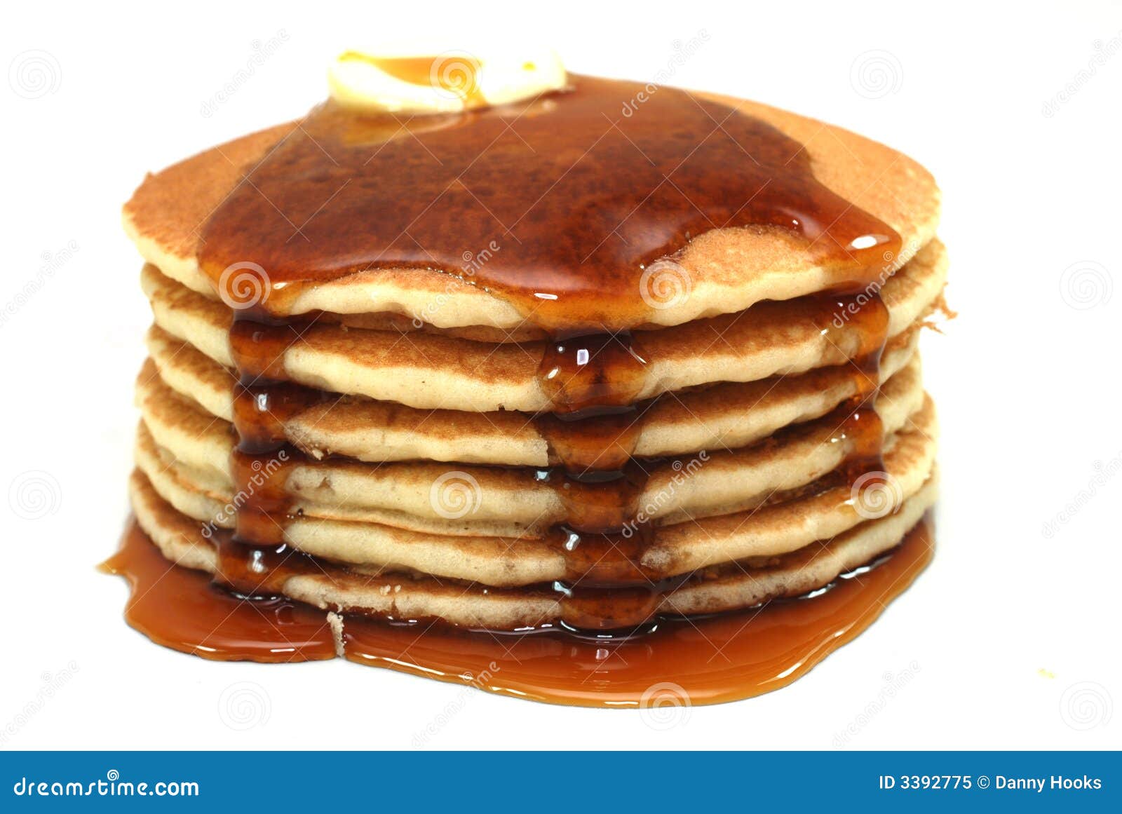 Stapel Van Pannekoeken En Stroop Stock Afbeelding - Image of smakelijk ...