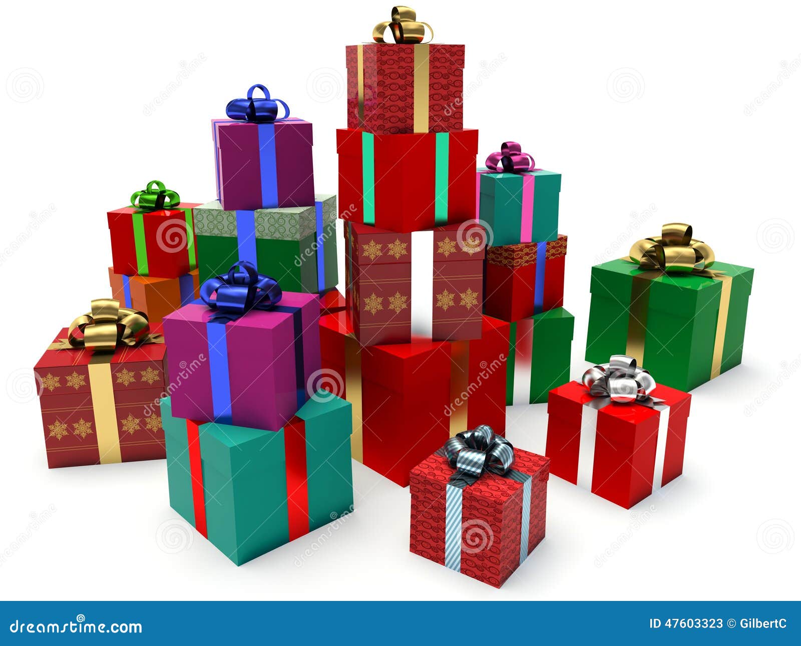 Stapels Dozen van de Gift stock illustratie. Illustration of sier ...