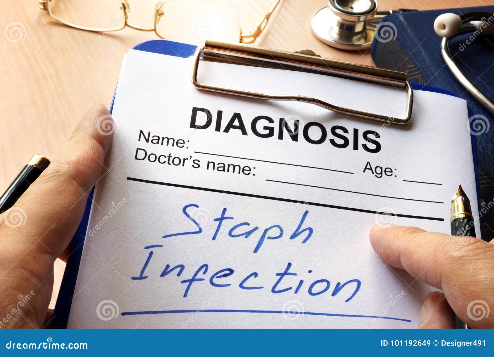 Staph Infection. stock image. Image of diagnosis, medicine - 101192649