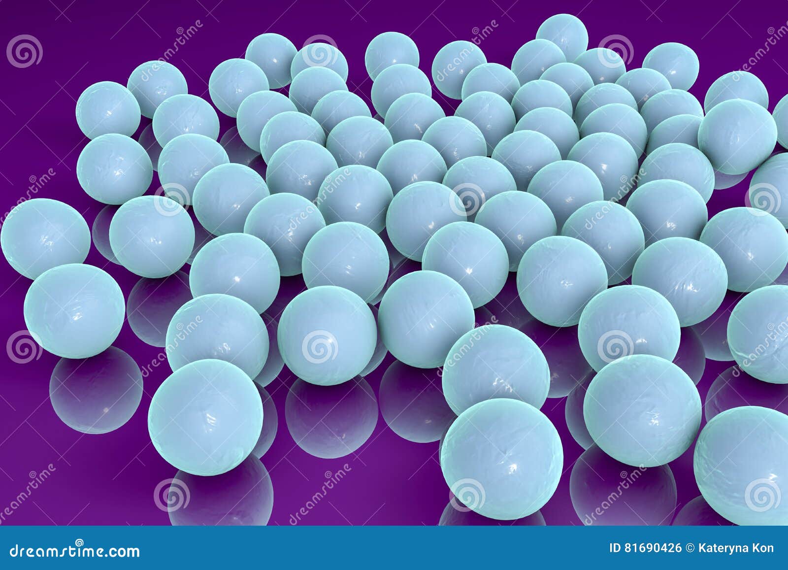 Staphylococci, Spherical Bacteria Royalty-Free Cartoon | CartoonDealer ...