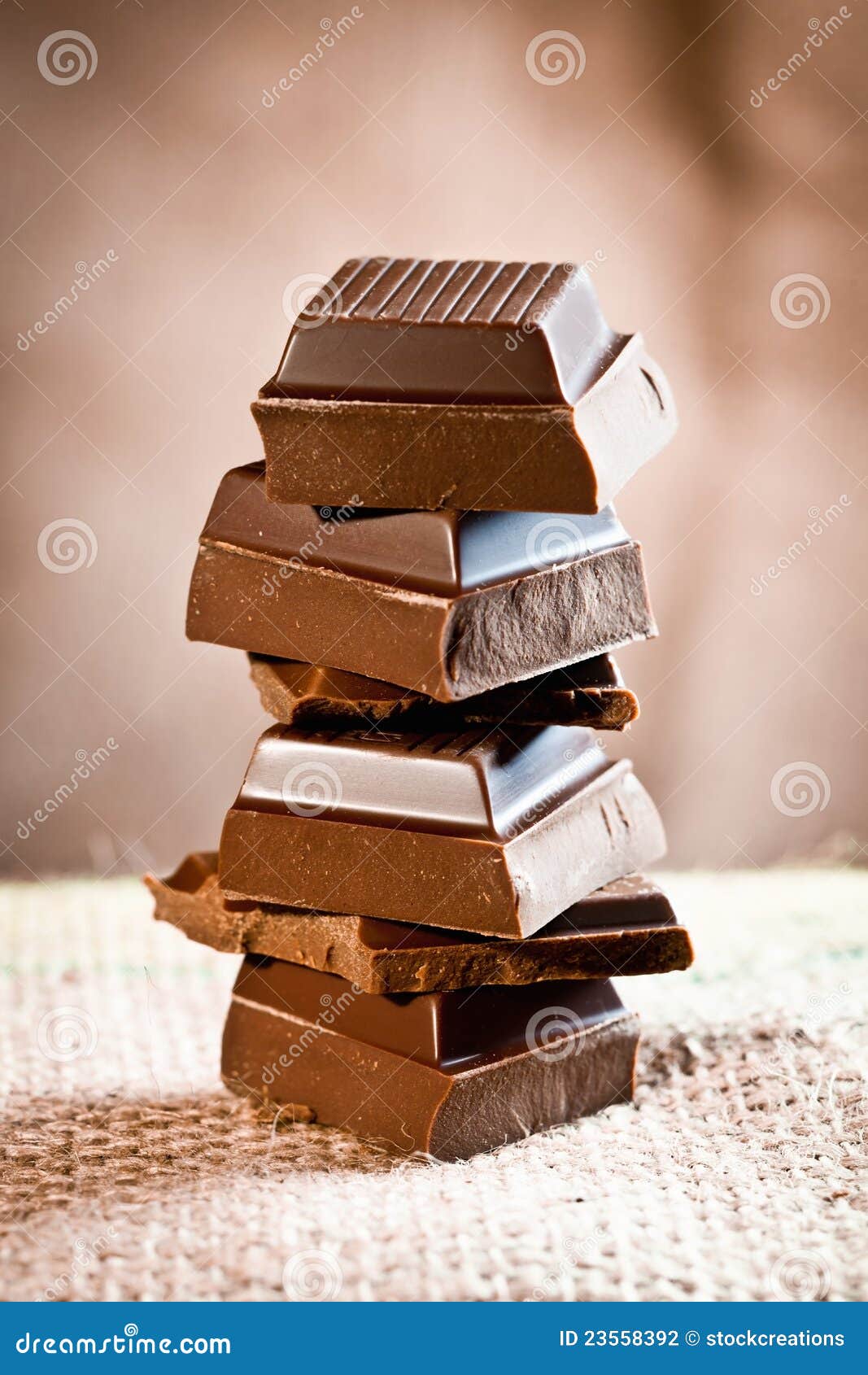 Staple Chocolate Tower stock photo. Image of coffee, choc - 23558392