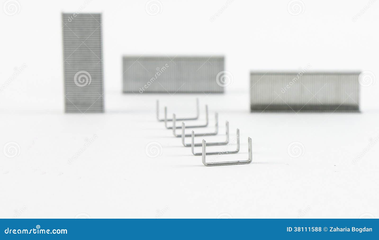 Staple needles stock photo. Image of twist, paper, metal - 38111588