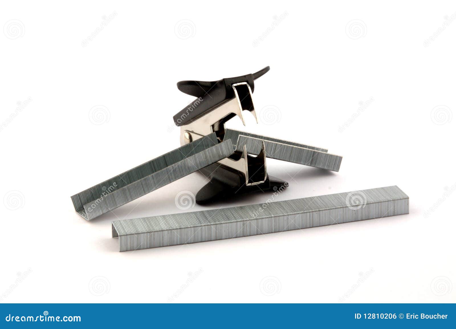 Staple Remover Eating Staples Stock Photo - Image of closeup, isolated ...