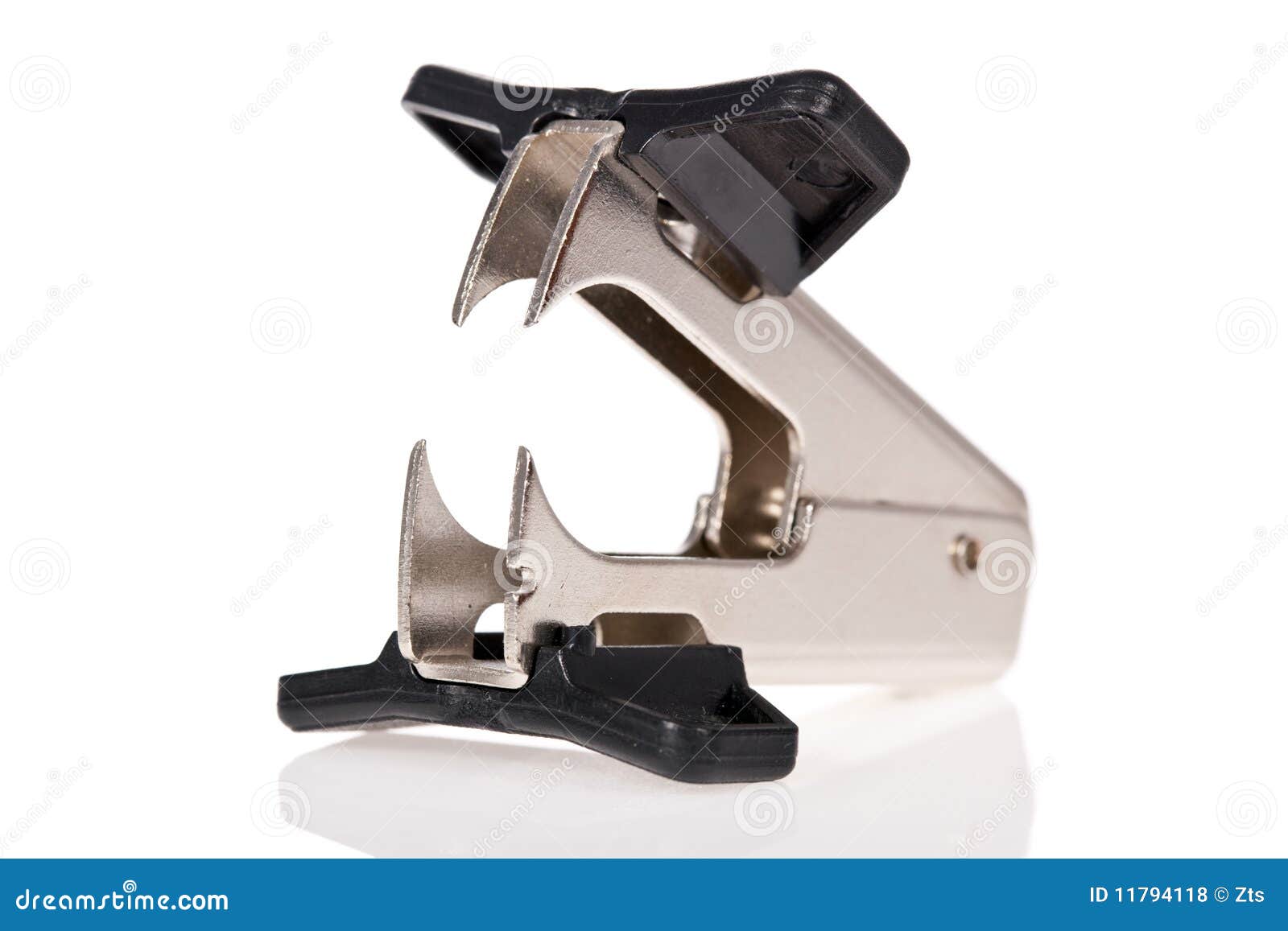 Staple Remover Isolated on White Stock Photo - Image of steel, isolated ...