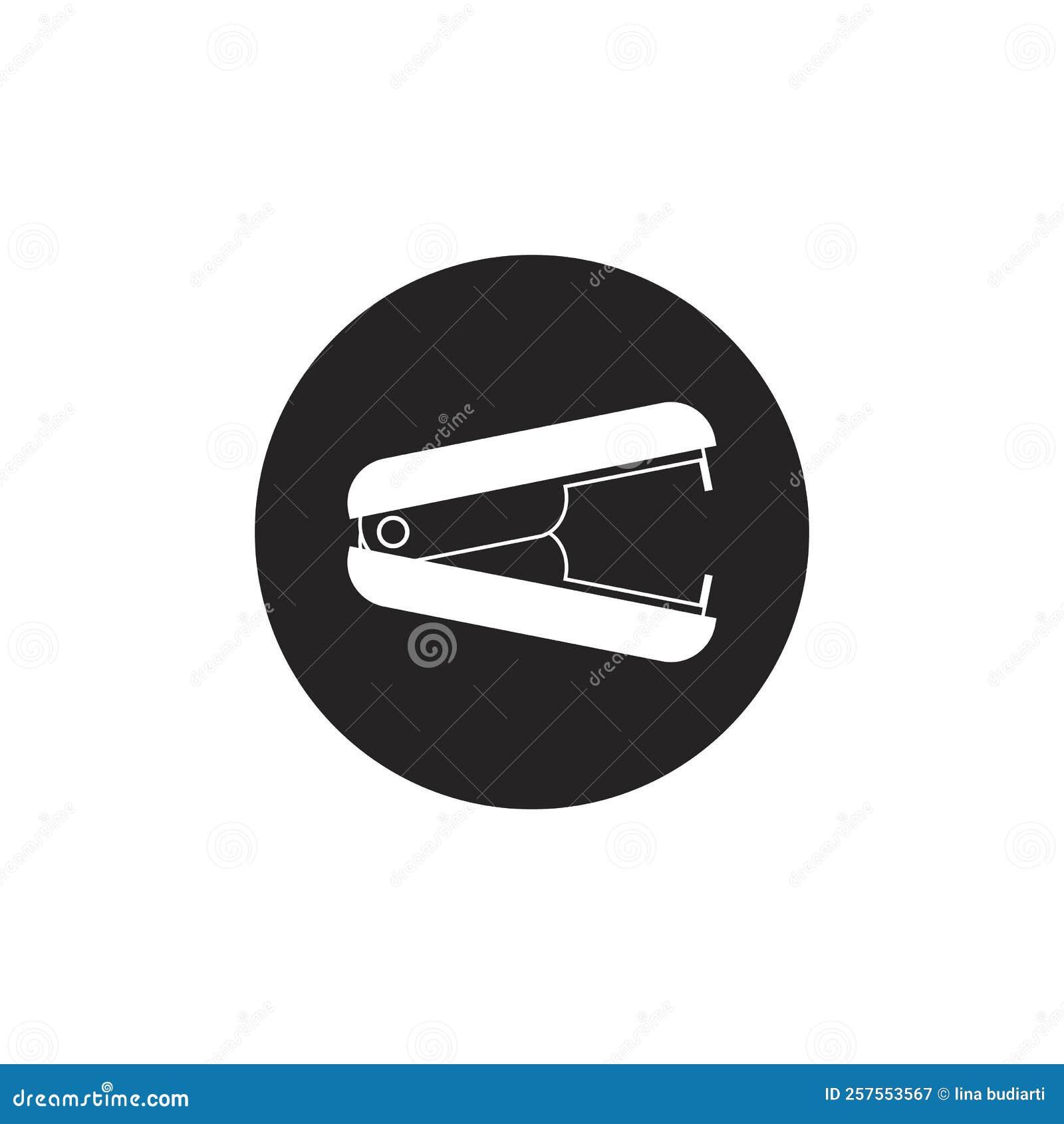 Staple tool icon stock vector. Illustration of steel - 257553567
