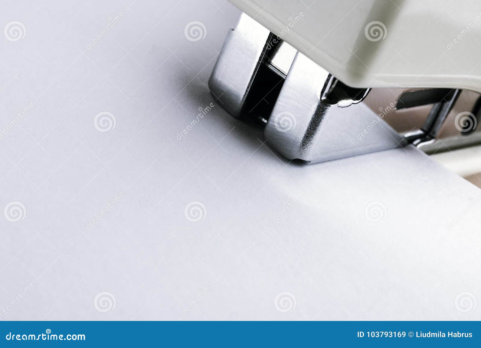 Stapler for Binding Sheets of Paper Closeup Stock Image - Image of ...